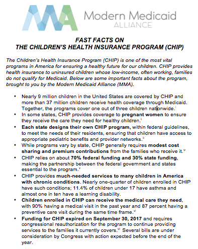 Fast Facts on The Children's Health Insurance Program (CHIP) - Modern ...